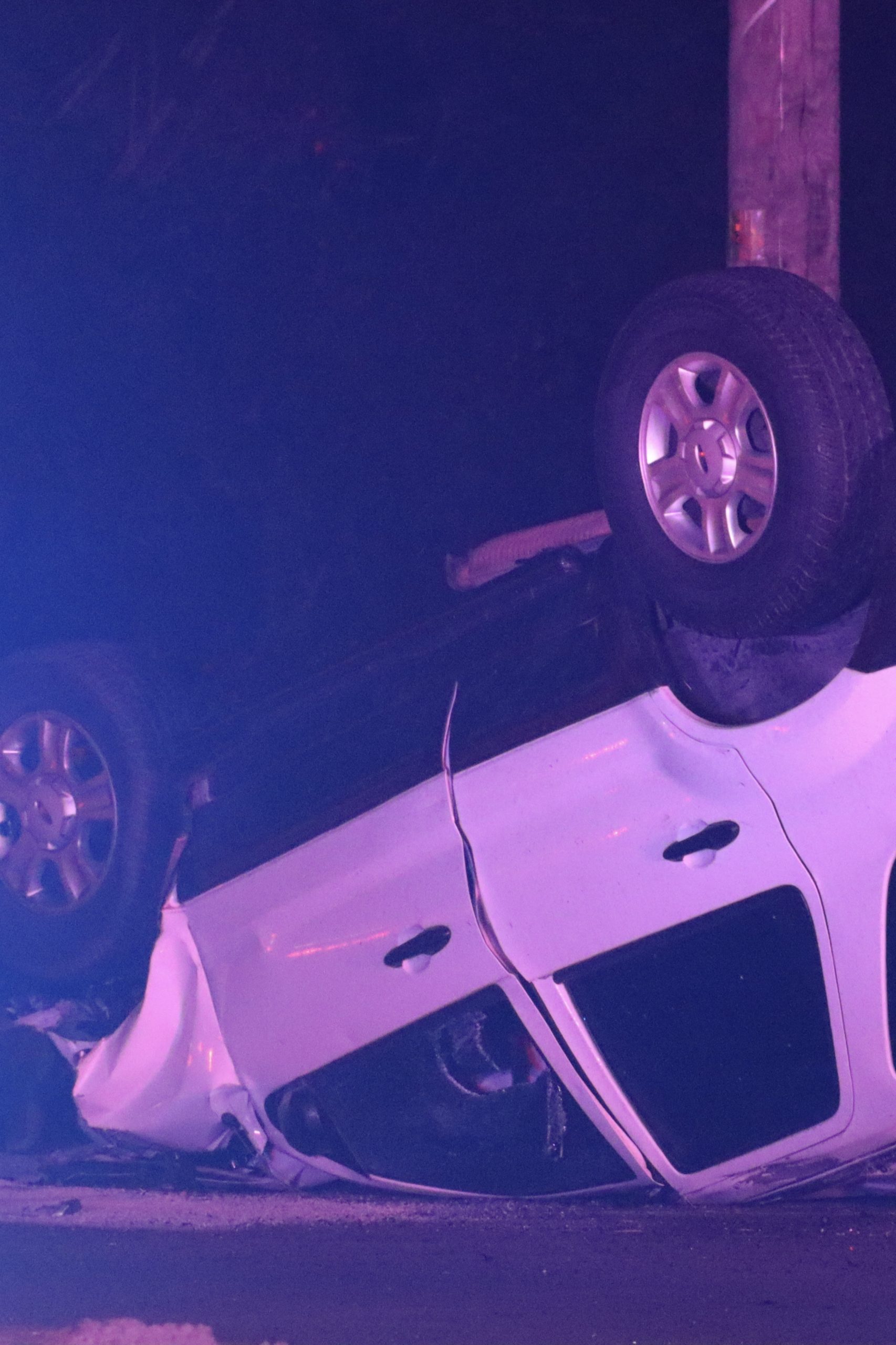 Gun found after a major accident flipped over an SUV in south Dallas ...