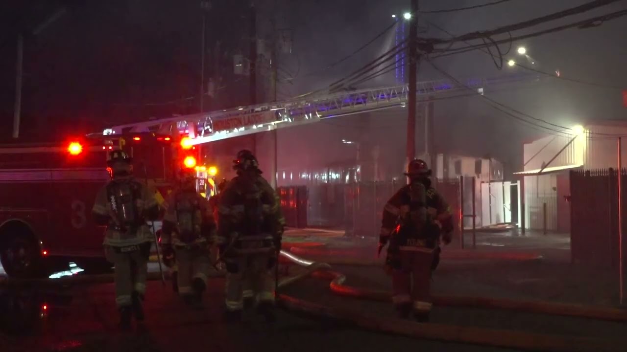 Three Alarm fire at High Tech Finishing metal plating facility in ...