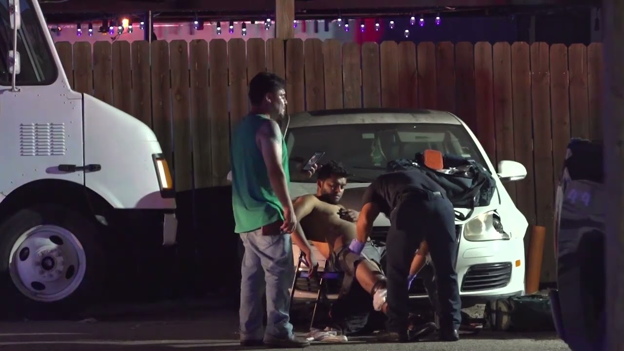 Triple Shooting at Los Pecadores After-Hours Club Leaves Three Wounded.mp4 - Houston Stringer