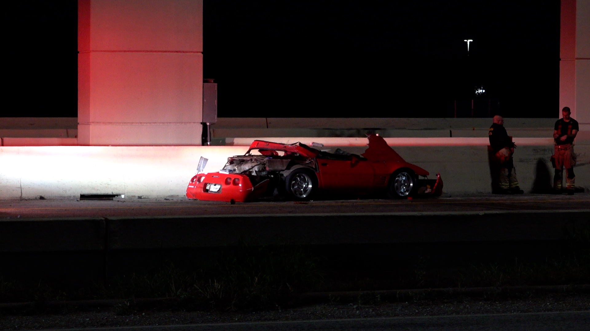 The driver of a Corvette dies after running into the back of an Amazon ...