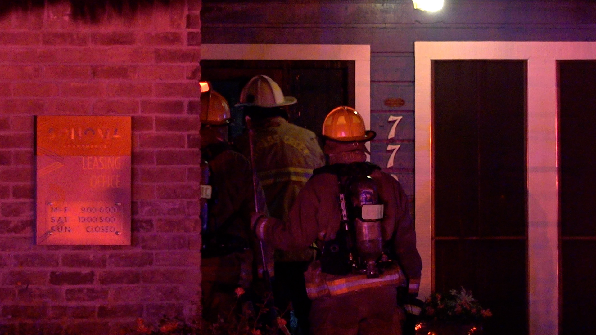 Fire breaks out at leasing office of Sonoma Apartments on Seton Lake ...