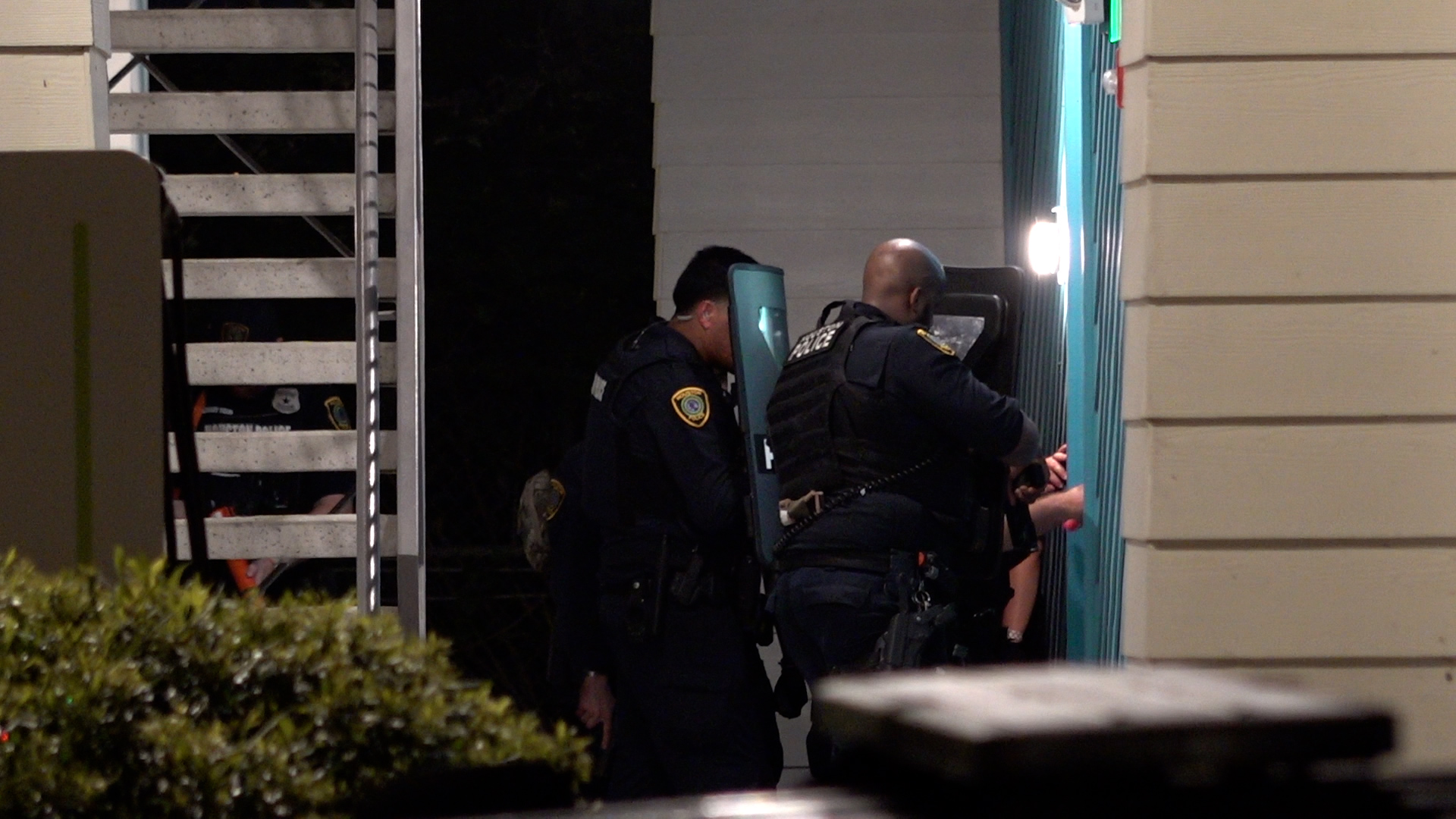 Felony assault suspect taken into custody after standoff at Hycohen ...