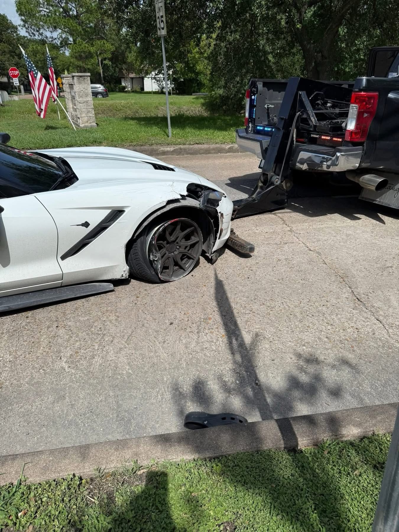 Stolen Corvette pursuit ends in Bellaire crash, suspect taken into ...