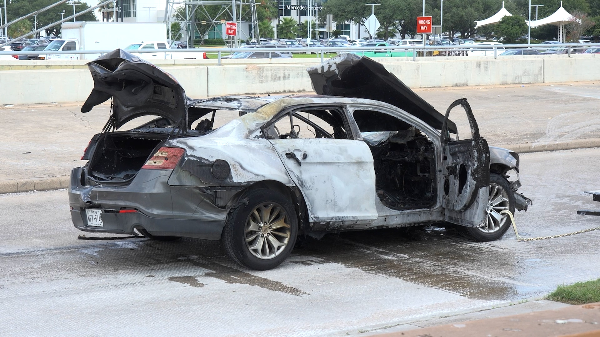 Deputy rescues unconscious driver from burning vehicle after major ...