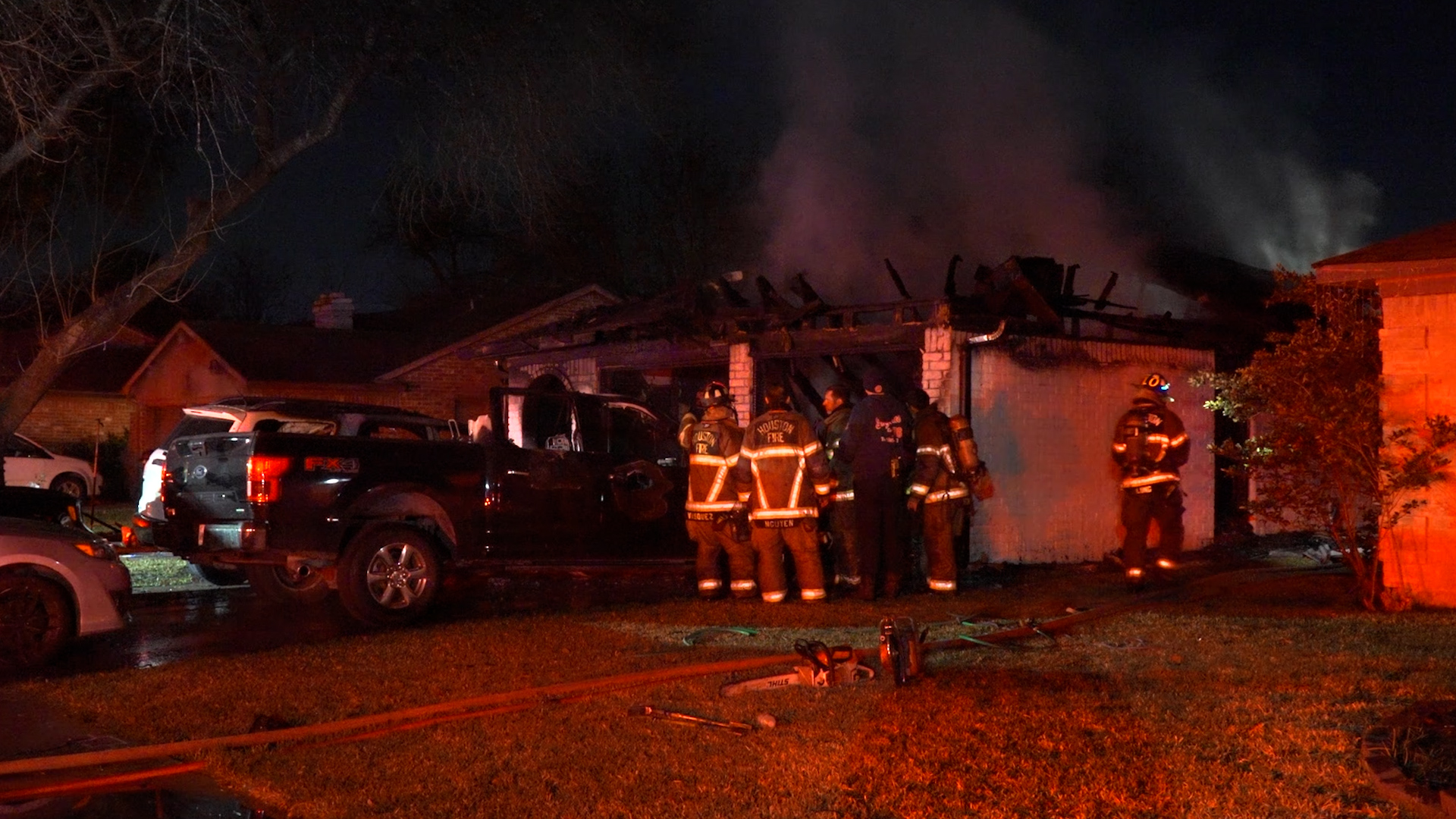 Two transported after fire possibly spreads from vehicle to home on ...