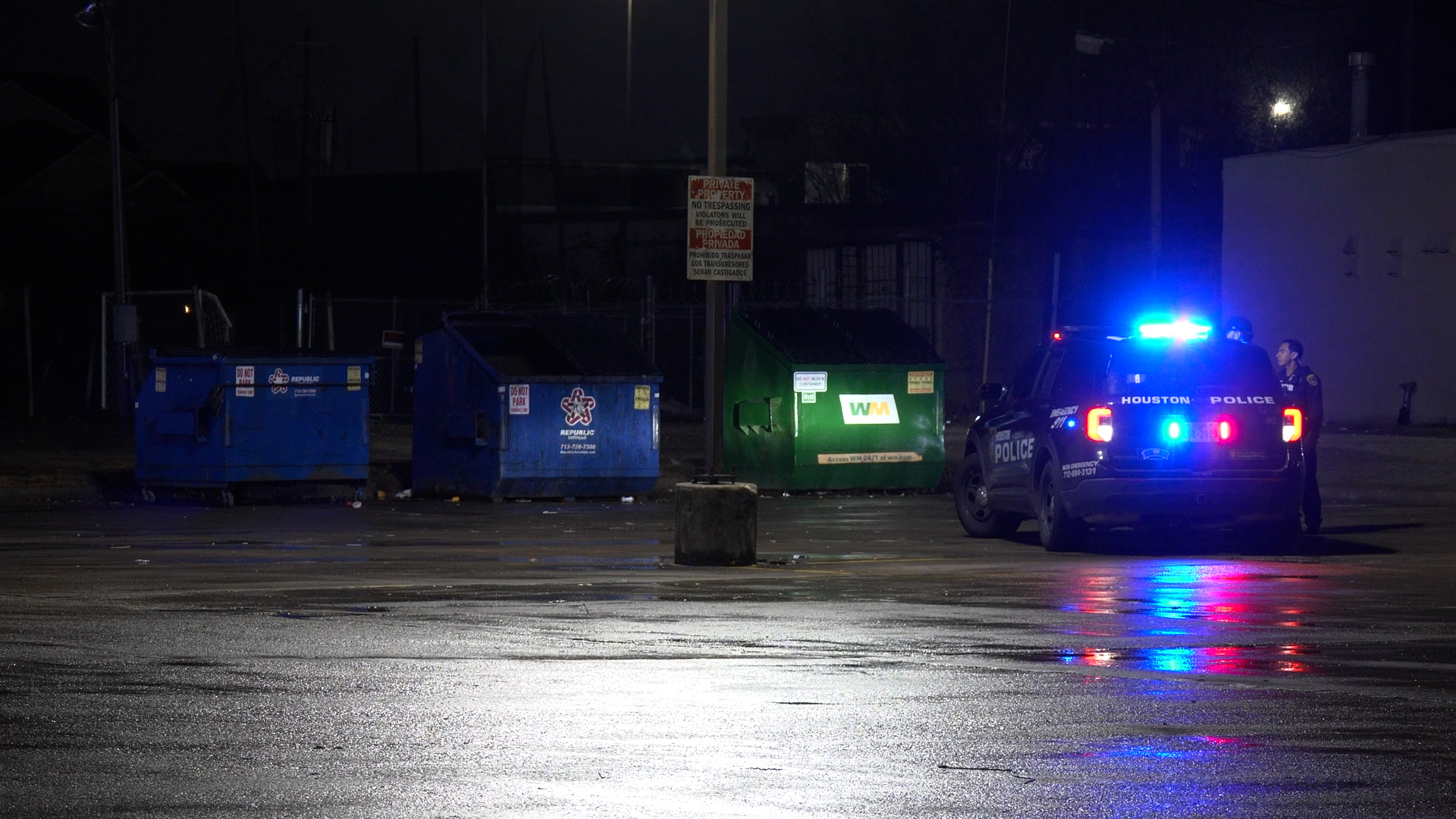 Man found shot near dumpsters in southwest Houston parking lot ...