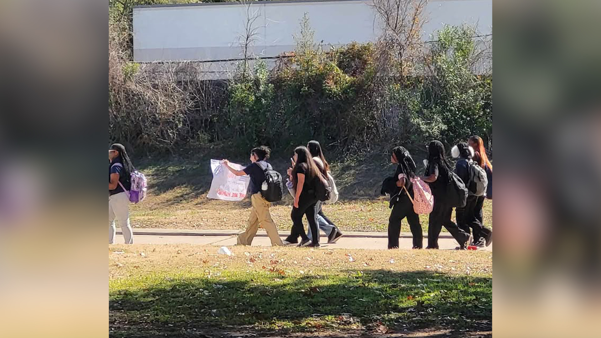 High school students protest ICE around Houston after TEA issues ...